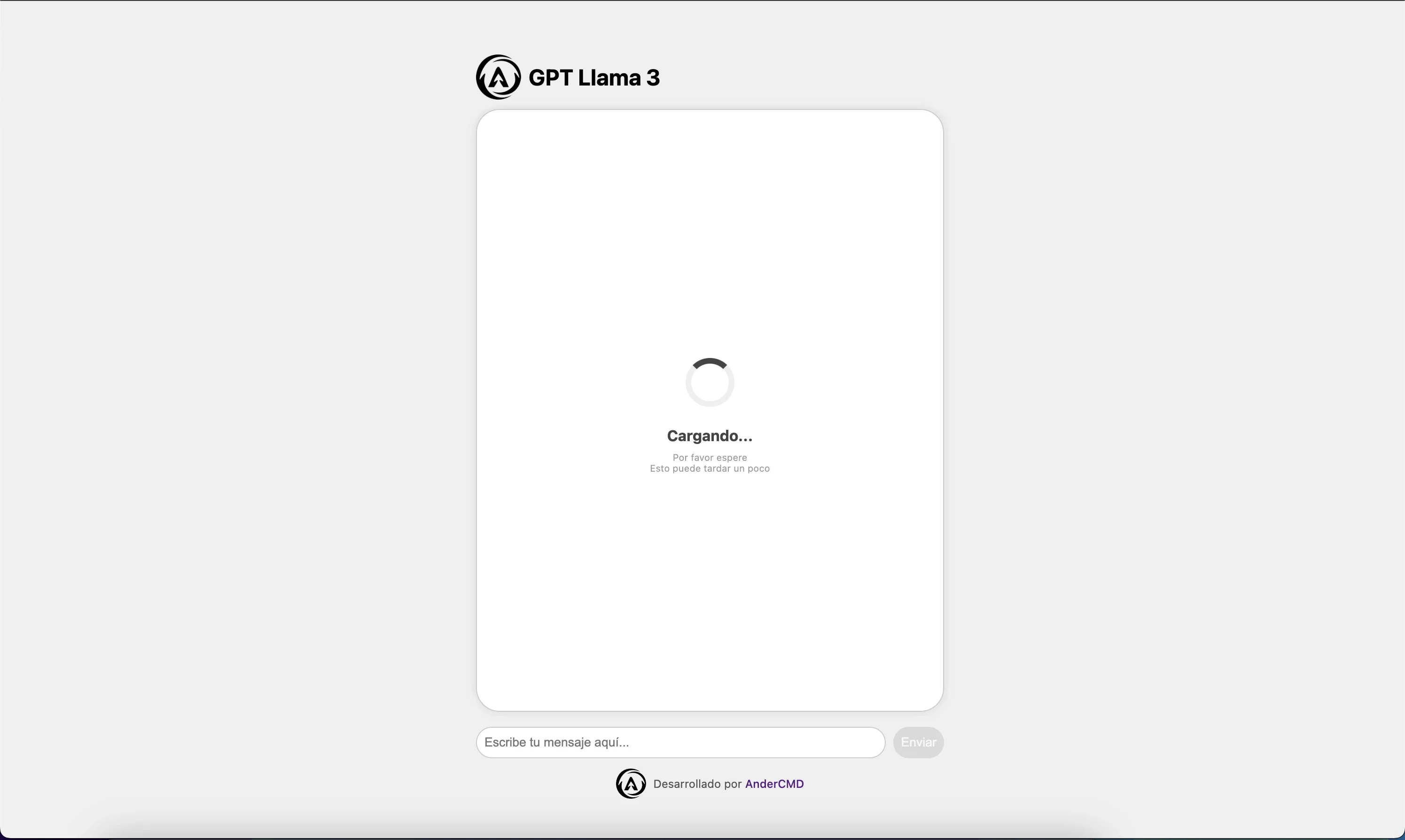 Chatbot con inteligencia artificial con modelo Llama 3.