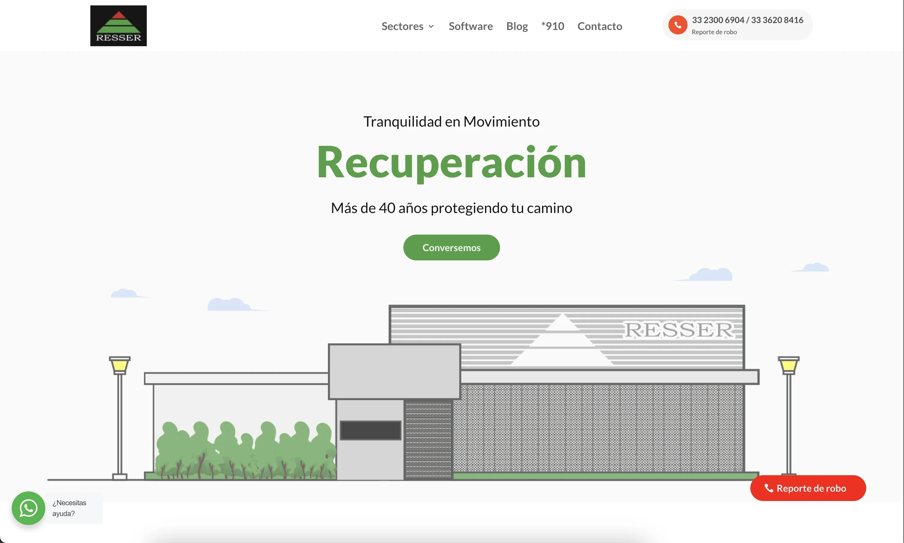Plataforma de Resser Tecnologías SA de CV (SaaS) para la gestión administrativa interna y externa.